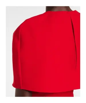Roland Mouret Cape Effect Midi Dress