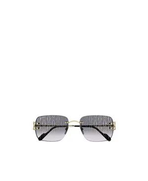 Cartier Rectangle Frame Sunglasses - Gray