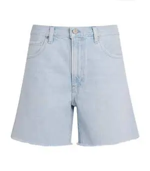 Paige Archie Long Denim Shorts