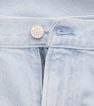 Paige Archie Long Denim Shorts