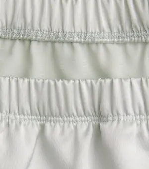 LESET Satin Barb Shorts - Green