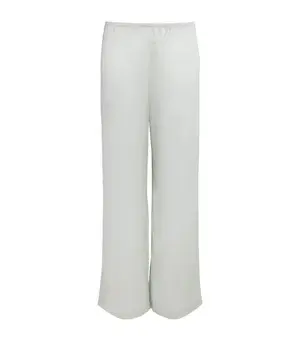 LESET Satin Barb Bias Trousers - Green