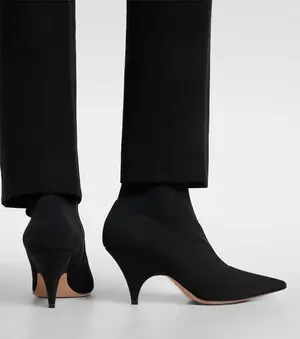 GIANVITO ROSSI Osaka Canvas Ankle Boots