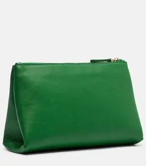 Calvin Klein Essential Case Mini Leather Clutch - Green