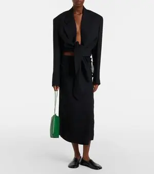 Calvin Klein Essential Case Mini Leather Clutch - Green