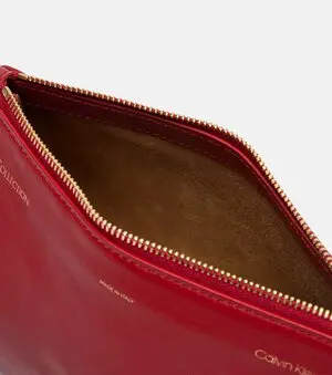 Calvin Klein Leather Clutch - Red