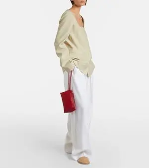Calvin Klein Leather Clutch - Red