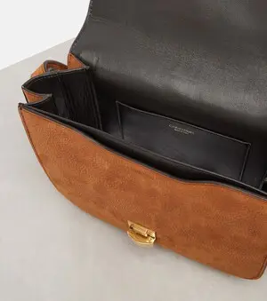Calvin Klein Small Leather Shoulder Bag - Brown
