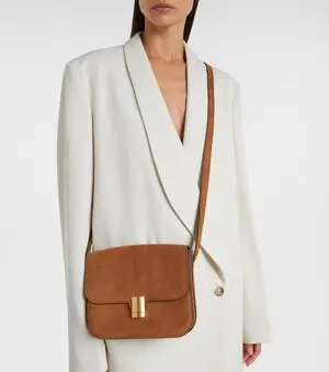 Calvin Klein Small Leather Shoulder Bag - Brown