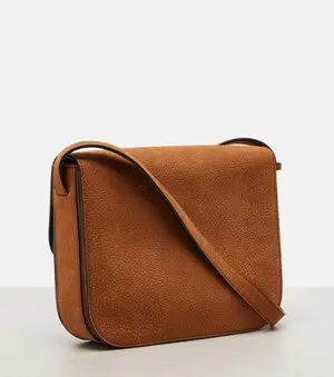 Calvin Klein Tilla Small Leather Shoulder Bag - Brown