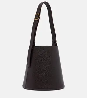 Calvin Klein Orbita Small Leather Bucket Bag