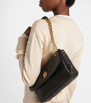 Bottega Veneta Madison Medium Shoulder Bag - Brown