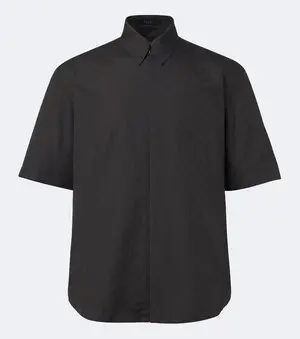 Gucci Gg Cotton Poplin Shirt - Black