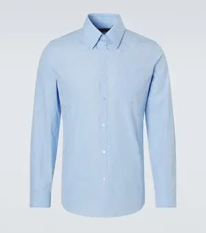 Gucci Gg Cotton Poplin Shirt - Blue