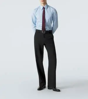 Gucci Gg Cotton Poplin Shirt - Blue