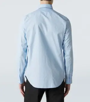 Gucci Gg Cotton Poplin Shirt - Blue
