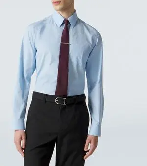Gucci Gg Cotton Poplin Shirt - Blue