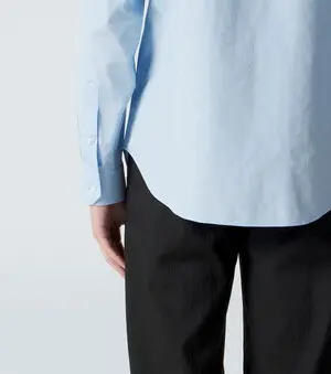 Gucci Gg Cotton Poplin Shirt - Blue