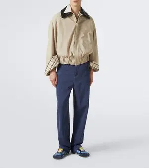Bottega Veneta Orbit Flash Suede-trimmed Sneakers - Blue