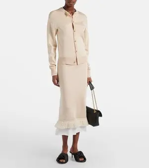 Bottega Veneta Cherry Intreccio Leather Sandals