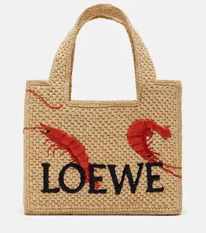 Loewe Font Mini Top-handle Bag - Beige