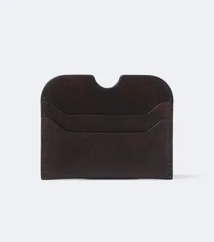 Acne Studios Leather Card Holder - Brown