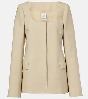 Calvin Klein Camille Wool Jacket - Beige