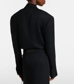 Calvin Klein Petunia Striped Cropped Jacket