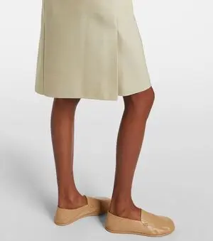 Calvin Klein Wool Midi Skirt
