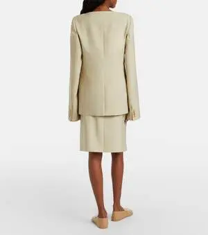 Calvin Klein Wool Midi Skirt