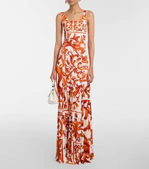 Dolce & Gabbana Organza Maxi Dress