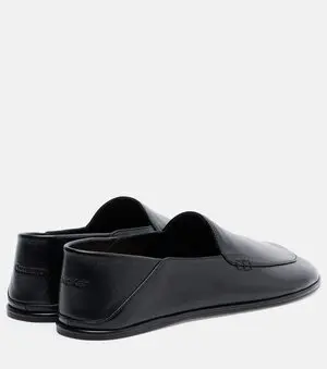 Calvin Klein Vela Leather Loafers - Black