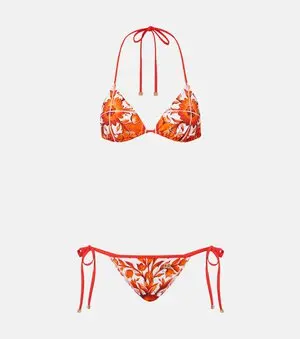 Dolce & Gabbana Majolica Bikini - Orange