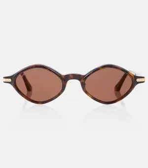 Cartier Signature C Oval Sunglasses - Brown