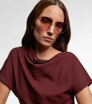 Cartier Signature C Oval Sunglasses - Gold