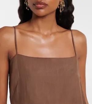 LESET Niko Ramie Minidress