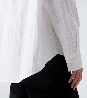 Jacquemus Camargue Embroidered Striped Cotton Shirt