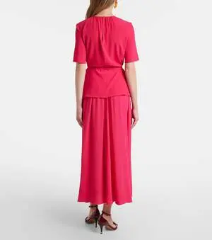 JOSEPH Elba Crêpe Maxi Skirt