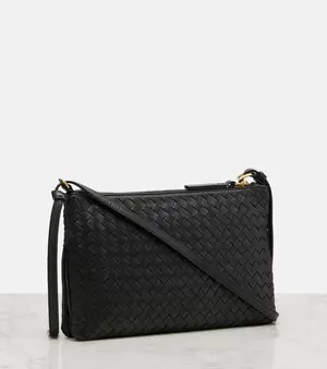 Bottega Veneta Piccolo Intrecciato Pouch - Black
