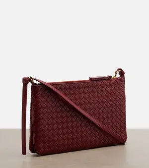 Bottega Veneta Intrecciato Leather Crossbody Bag