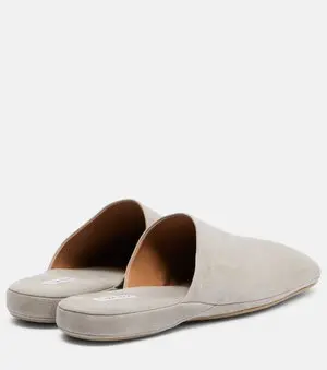 Calvin Klein Suede Slippers - Grey