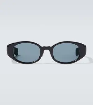 Auralee X Eyevan 002r Oval Sunglasses - Black