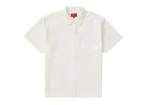 Supreme Pinhole Short Sleeve Shirt - White