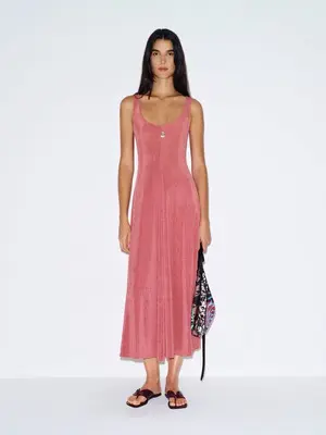 REFORMATION Campbell Knit Midi Dress