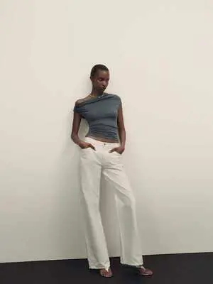 REFORMATION Nora Knit Top - Grey
