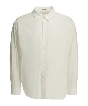 Auralee Garment-dyed Shuttle-weather Shirt - No