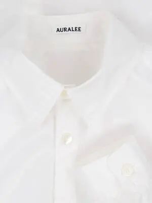 Auralee Garment-dyed Shuttle-weather Shirt - No