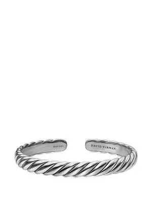 David Yurman Sculpted Cable Flex Bracelet - Silver