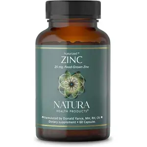 NATURA HEALTH PRODUCTS Zinc 60 Capsules - One-color