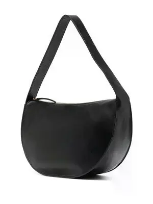 YU MEI Antonia Leather Shoulder Bag - Black